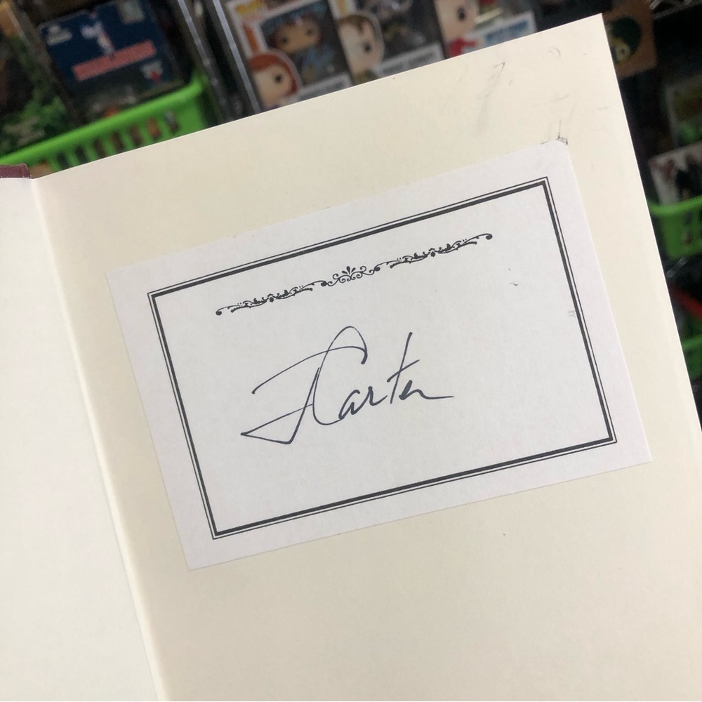 President Jimmy Carter Autographed 1998 Book The Virt… - Gem